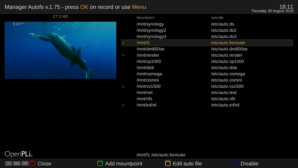 Plugin Wiki:ManagerAutofs - OpenPLi Wiki