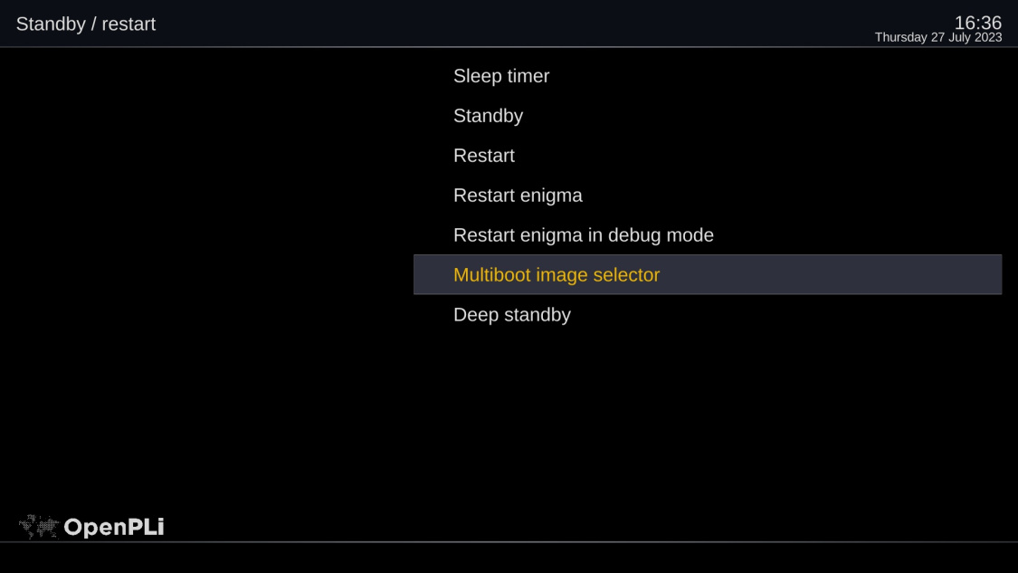Vu Multiboot - OpenPLi Wiki