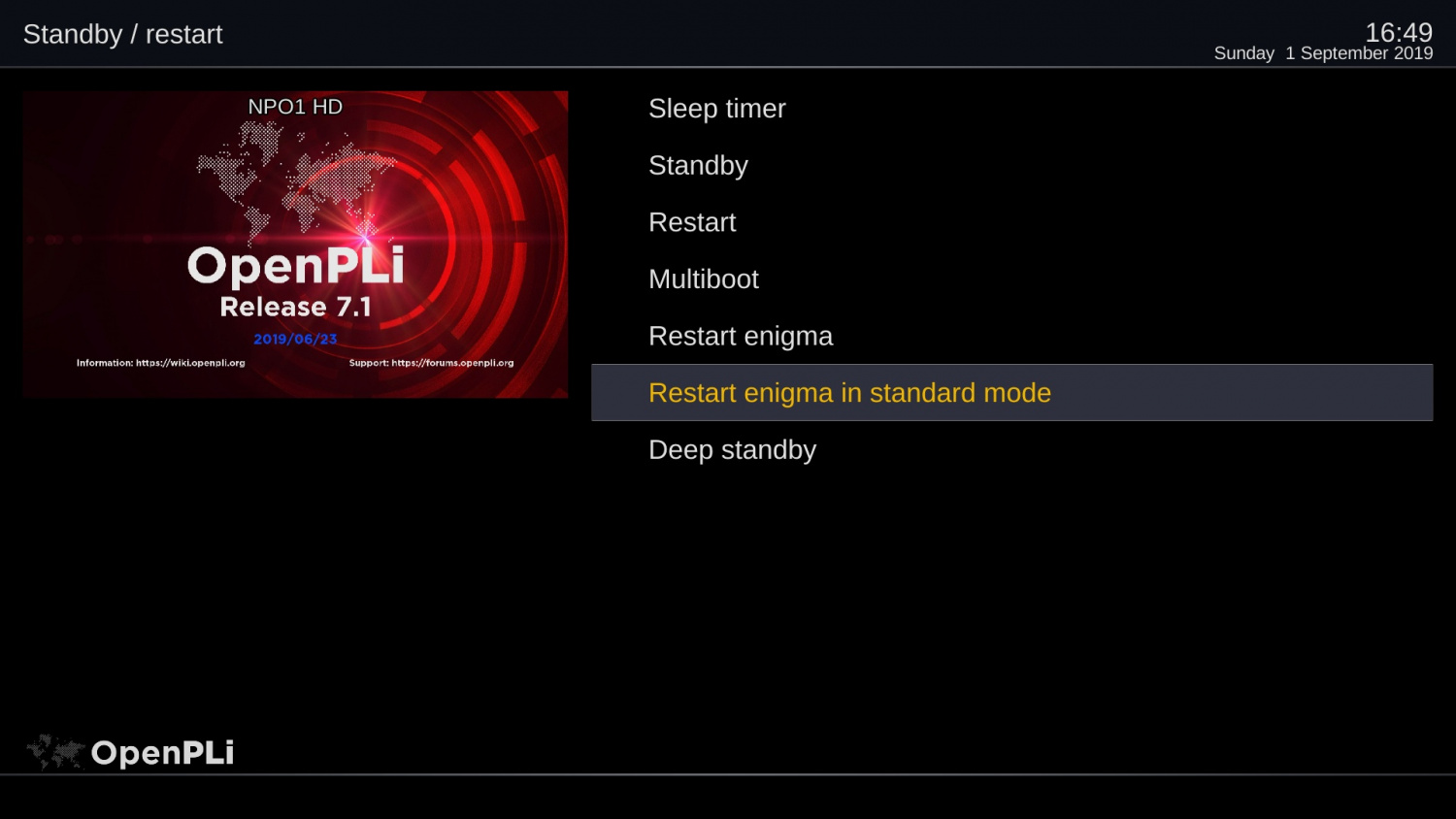 Problems and Solutions - OpenPLi Wiki