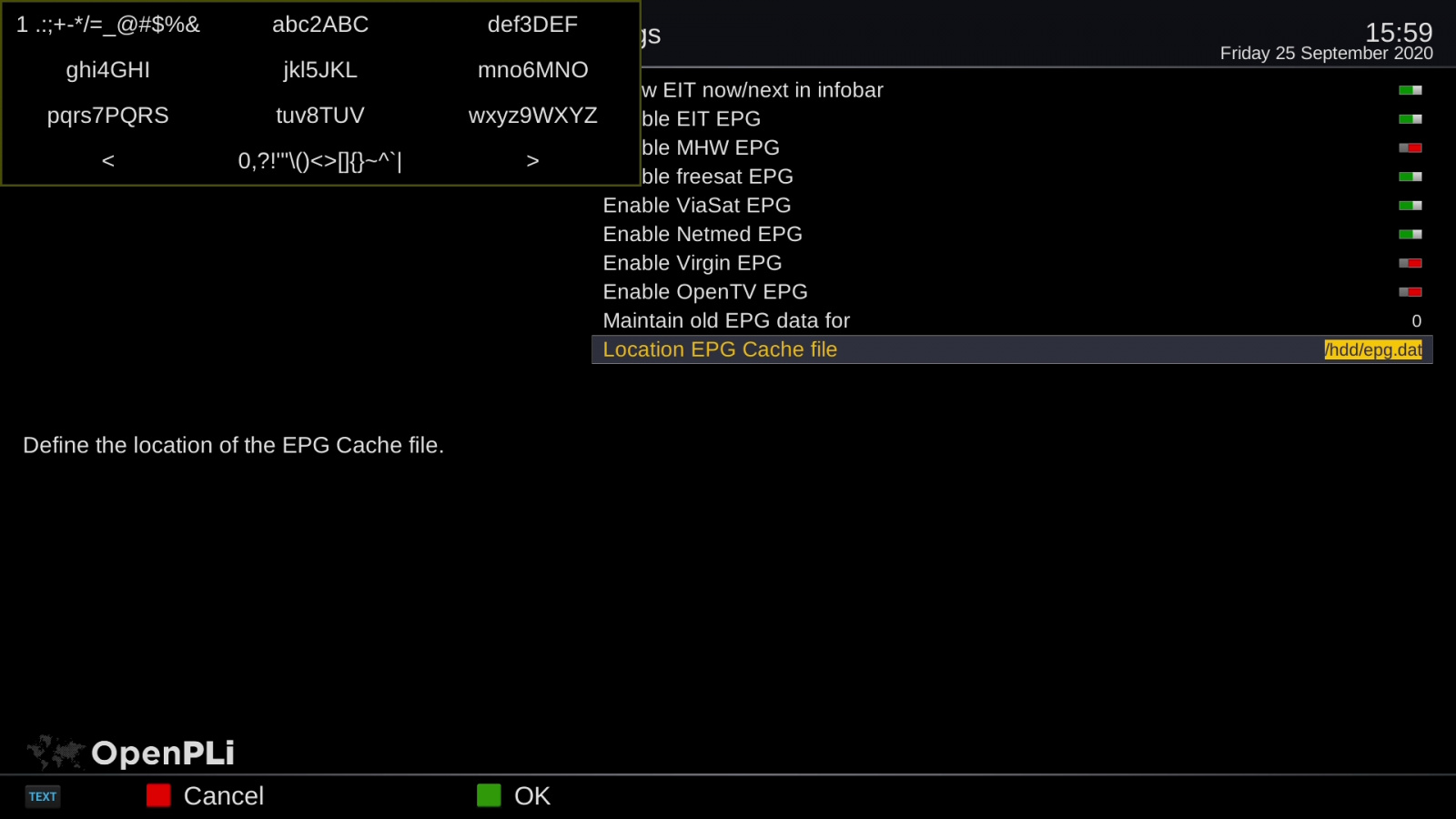 Tips and Tweaks - OpenPLi Wiki