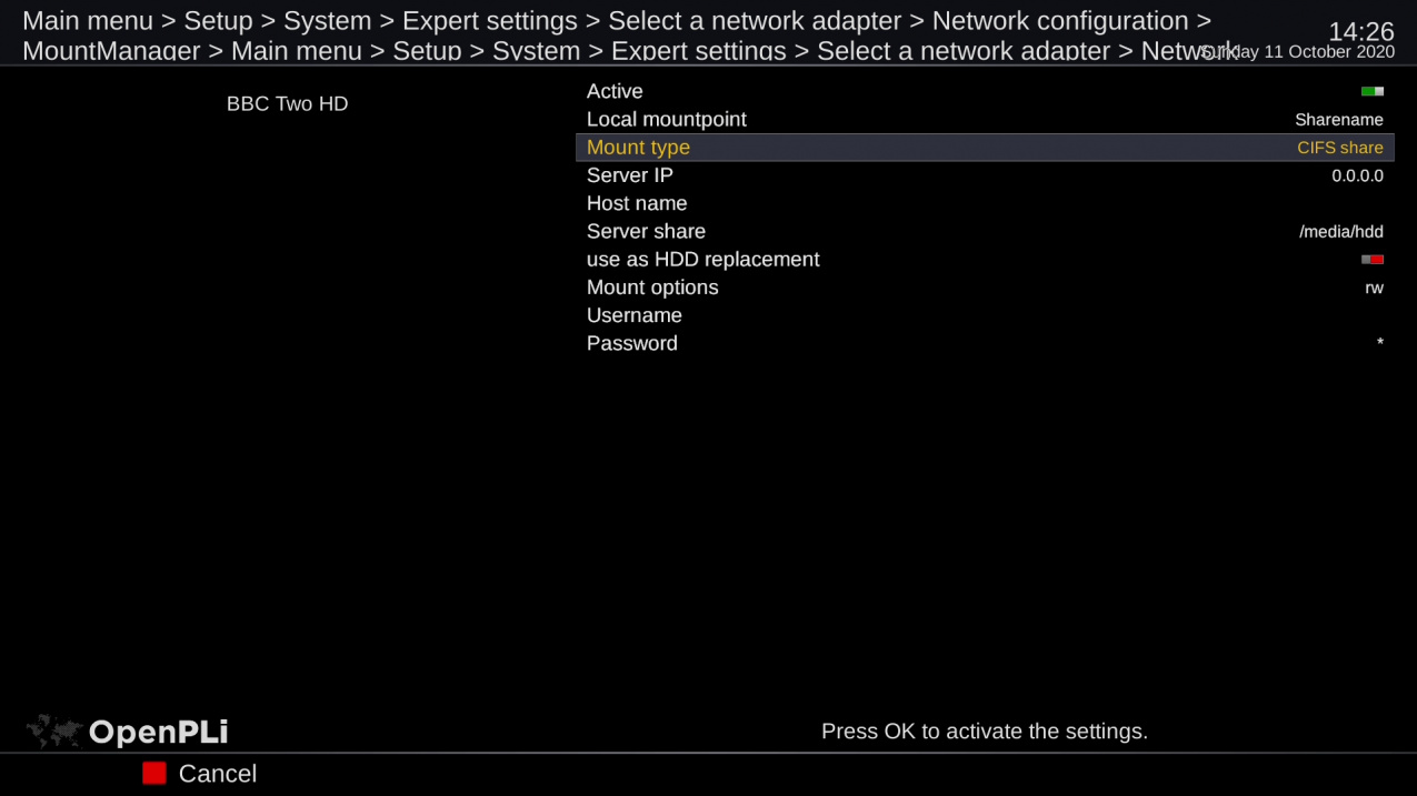 Data sharing - OpenPLi Wiki