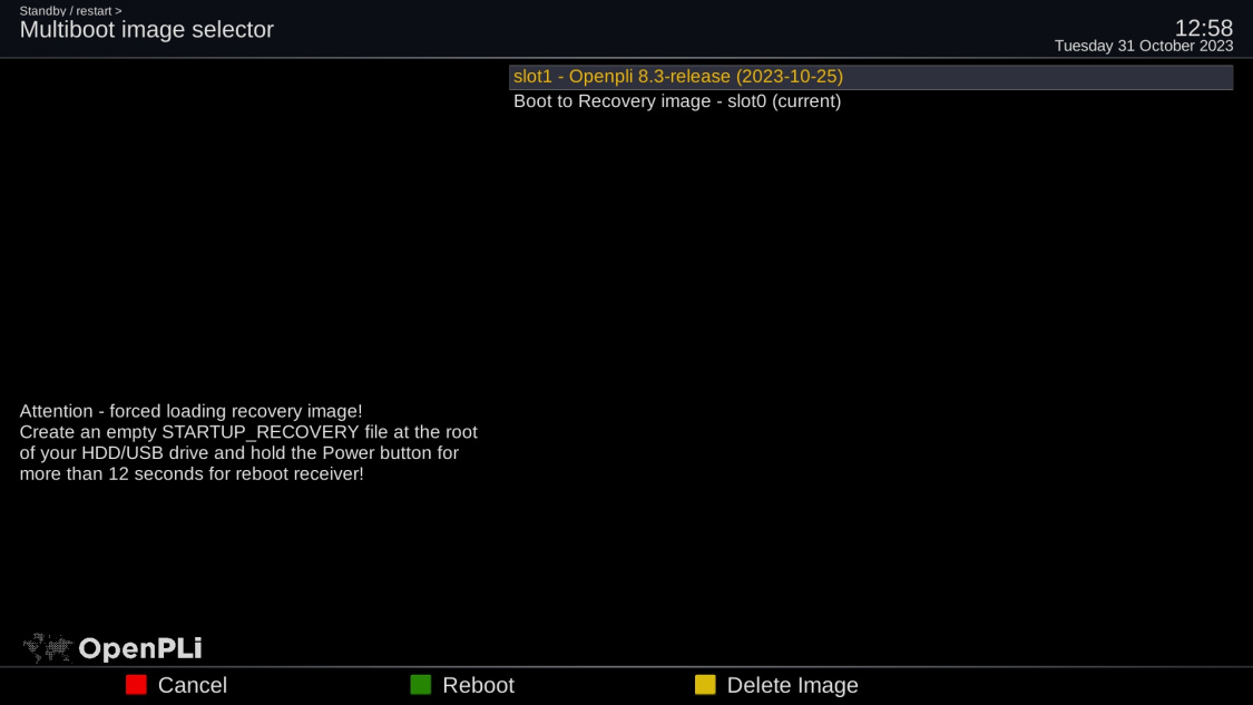 Vu Multiboot - OpenPLi Wiki