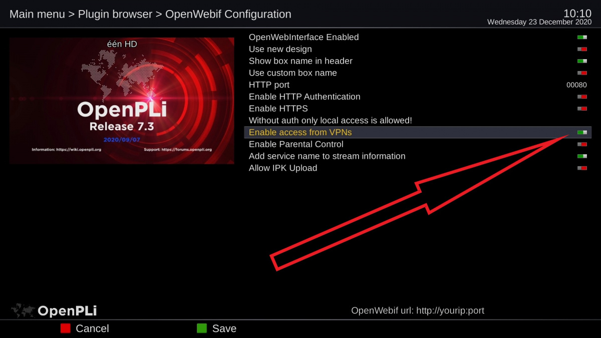 Webif - OpenPLi Wiki